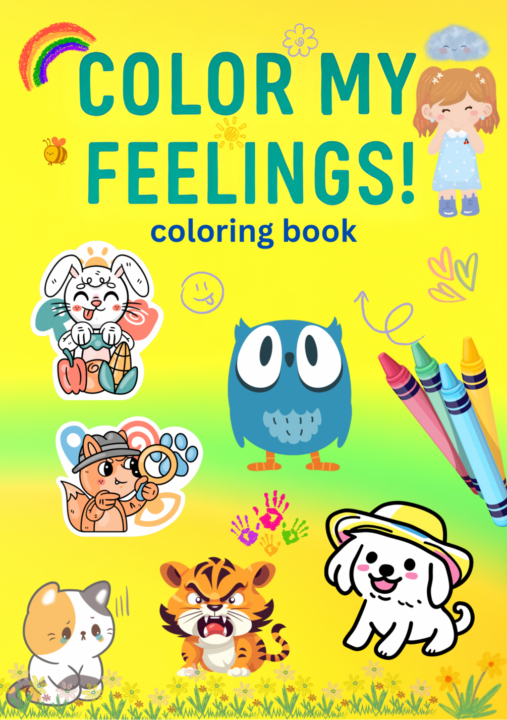 Color My Feelings-Emotions Coloring Book for Kids Ages 6-8/Fun ...