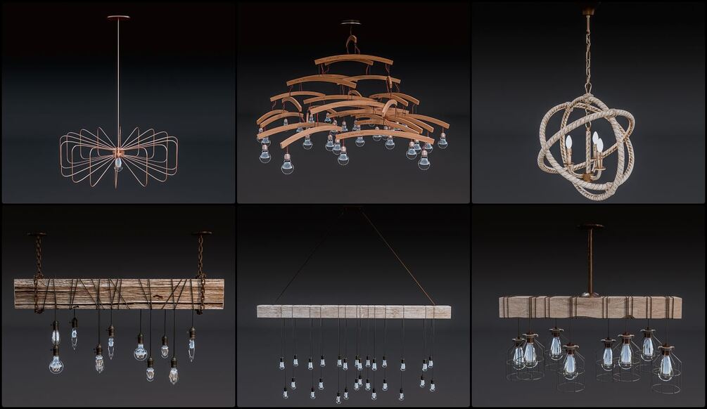 D5lib Ceiling lights Vol 03