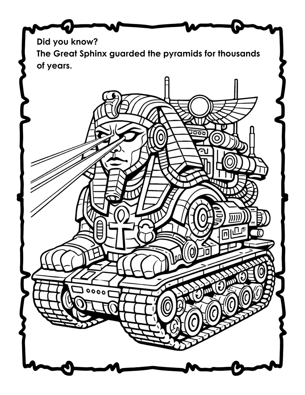 The ultimate pharaoh. Robots of Ancient Egypt _coloring book