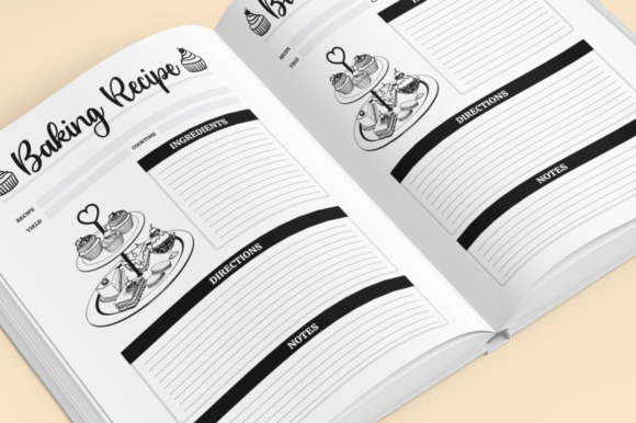 Baking Recipe Log Book | KDP Interior