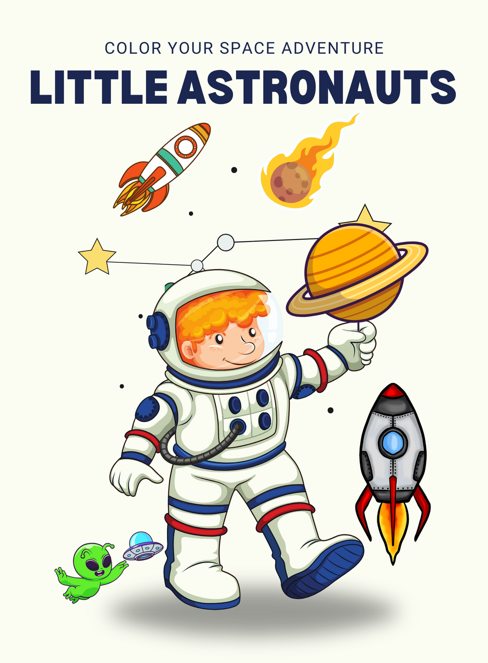My First Space Adventure: A Coloring Book for Future Astronauts