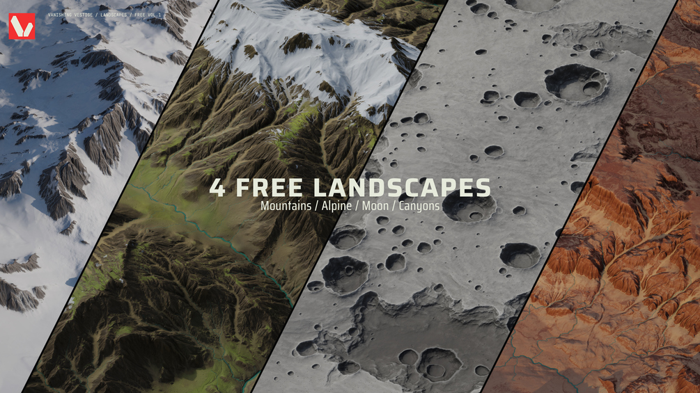 8k Landscapes - Free Vol.1