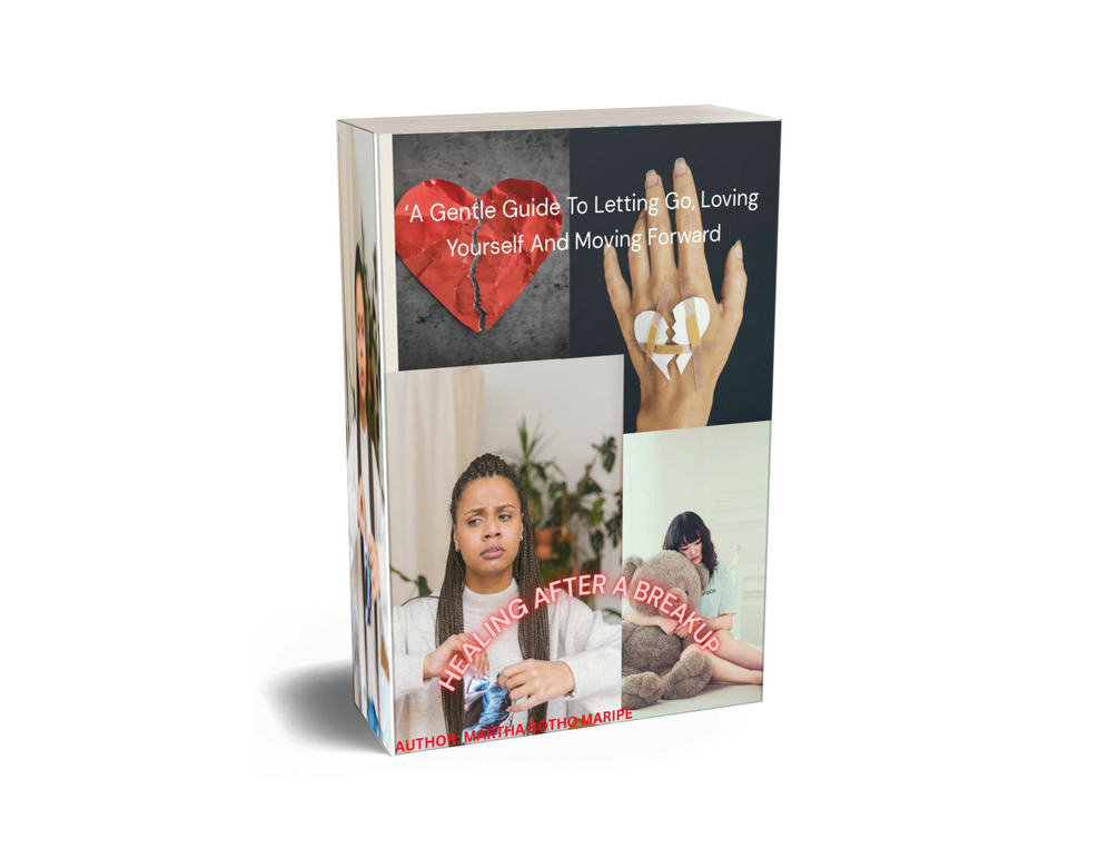 Ebook titled Healing After A Breakup And A Subtitle: A Gentle Guide To Letting Go, Loving ...