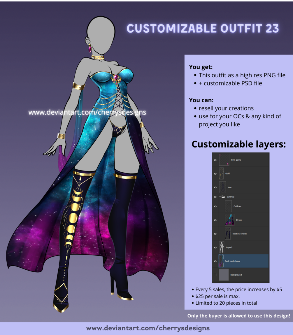 customizable Outfit Design 23