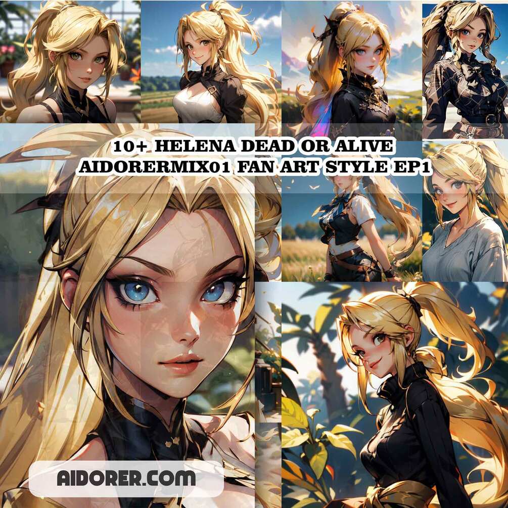 10+ HELENA DEAD OR ALIVE AIDORERMIX01 FAN ART STYLE EP1