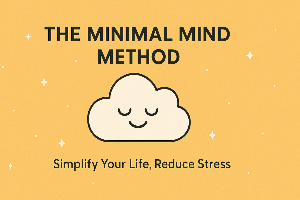 The Minimal Mind Method: How to Simplify Your Thoughts, Reduce Stress ...