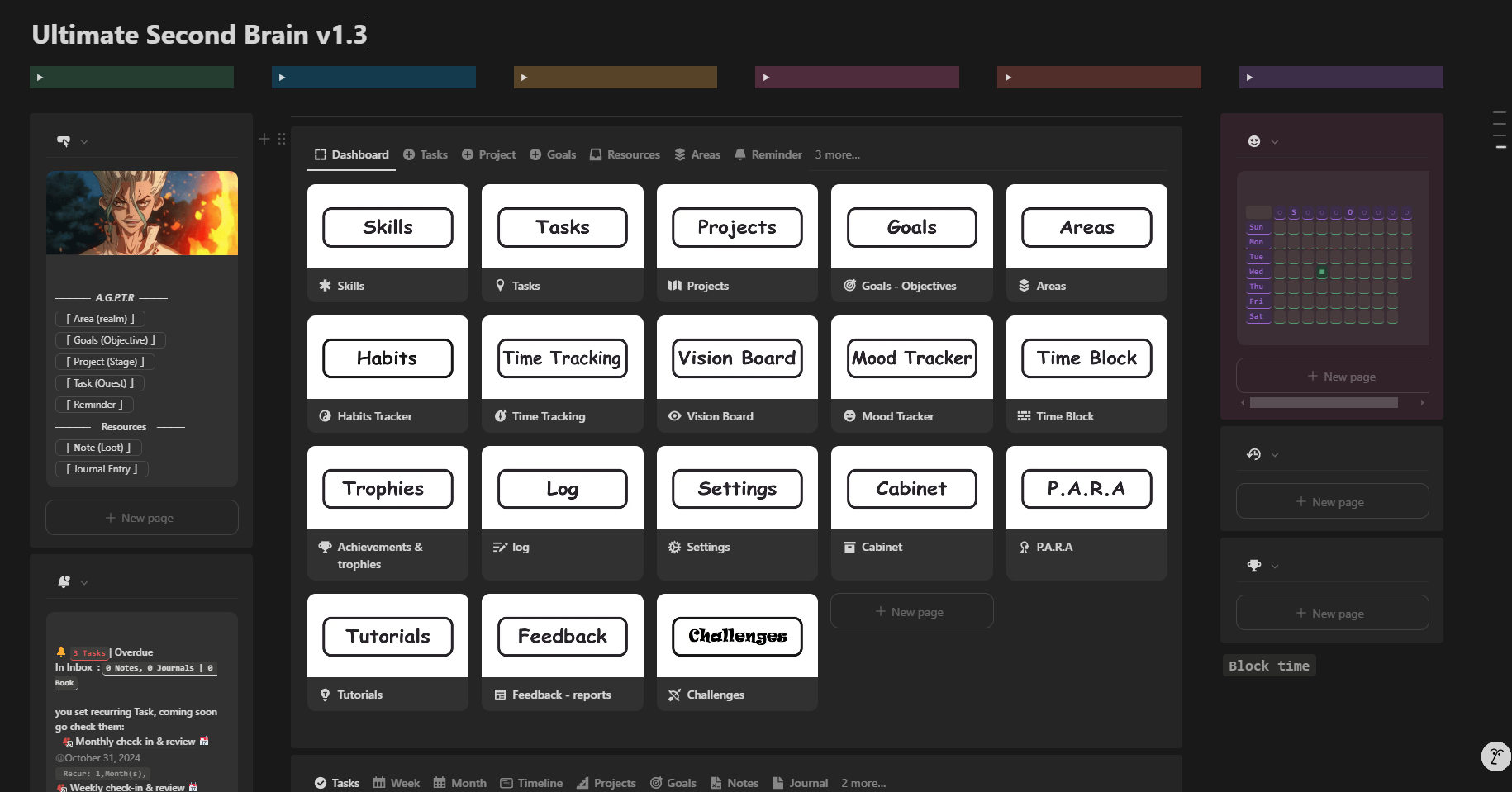 New update v1.3 for Ultimate Second Brain (Premium) - Saga