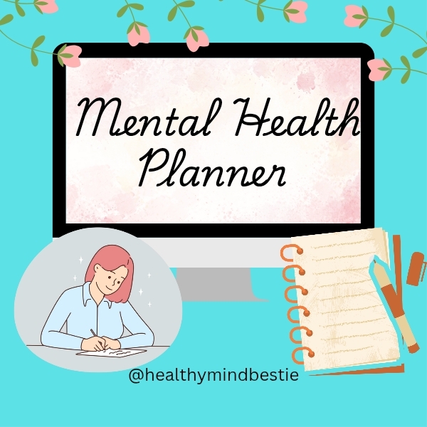 Mental Health Planner - Pink
