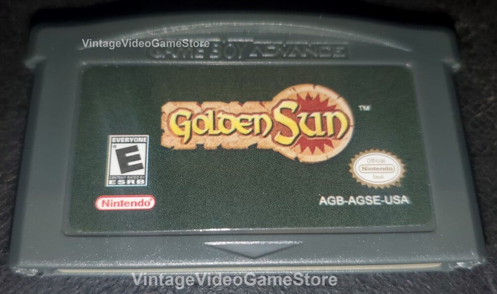 Golden Sun GBA Video Game Cartridge Nintendo Game Boy Advance