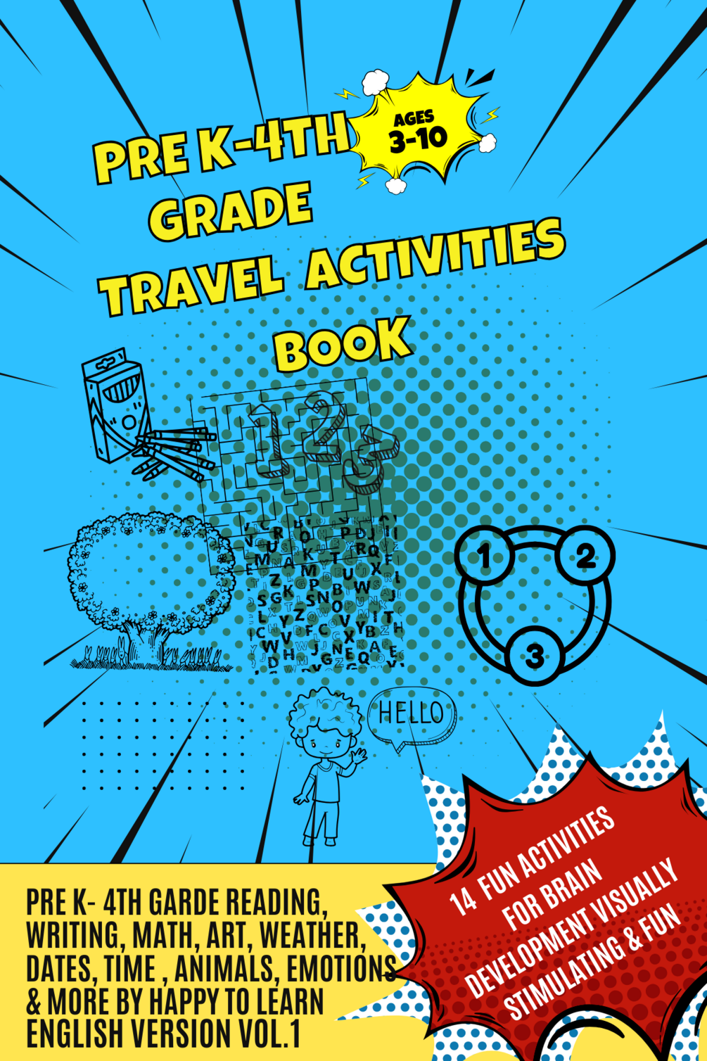 14 Pages Kids Activity Book Ebook