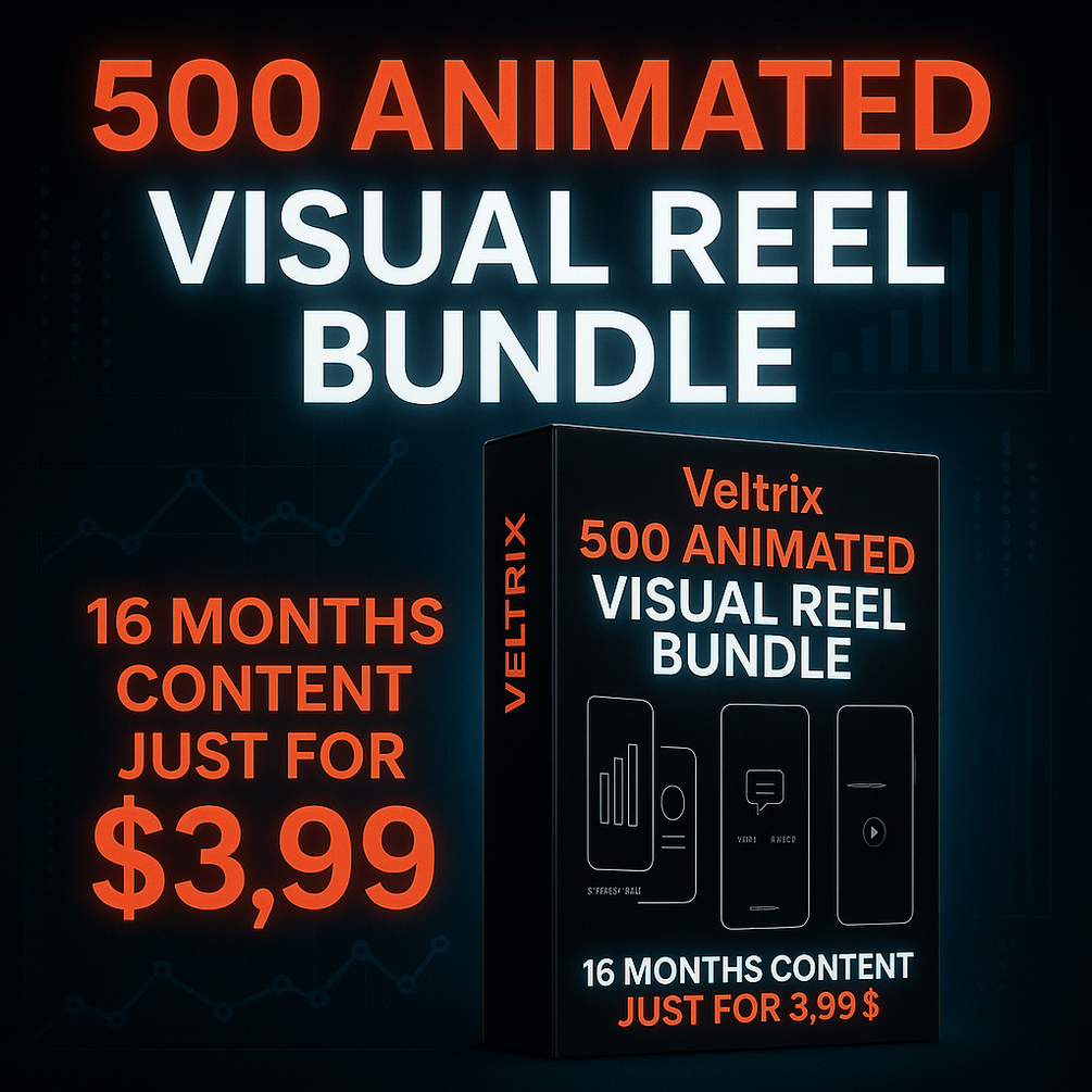 The Ultimate 500+ Motivational Animated Visual Reel Bundle!