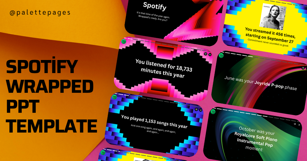 Spotify Wrapped Powerpoint Template