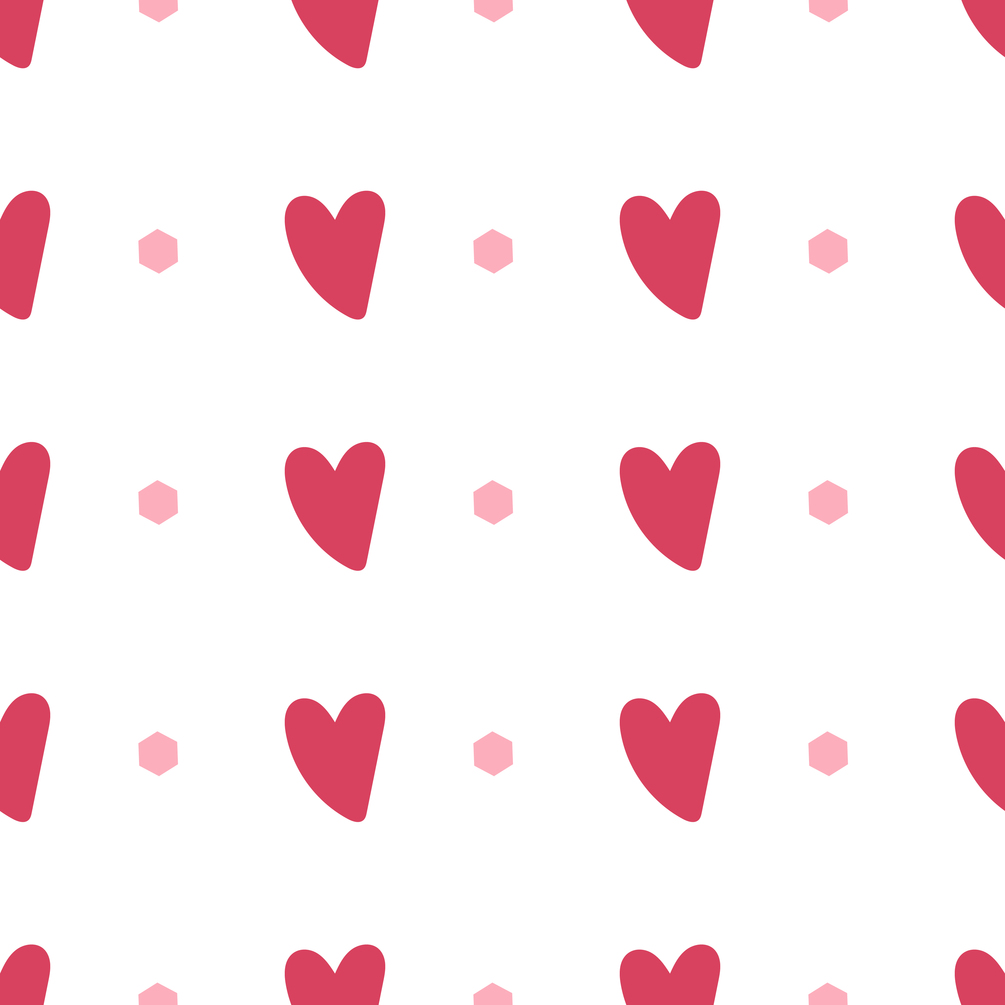 Heart Seamless Pattern Digital Papers