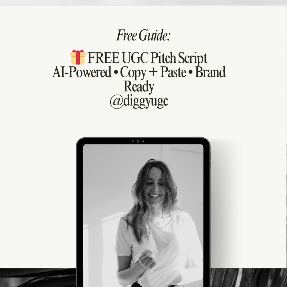 FREE: AI UGC Brand Pitch Script (Copy + Paste)