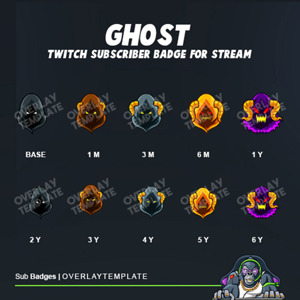 Ghost – Sub Badges