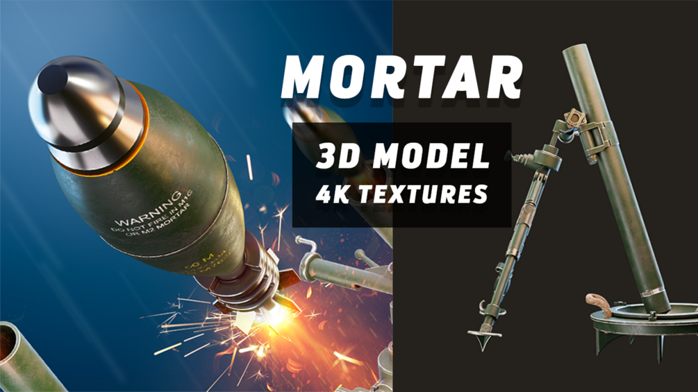 Mortar- High Quality 3D Model