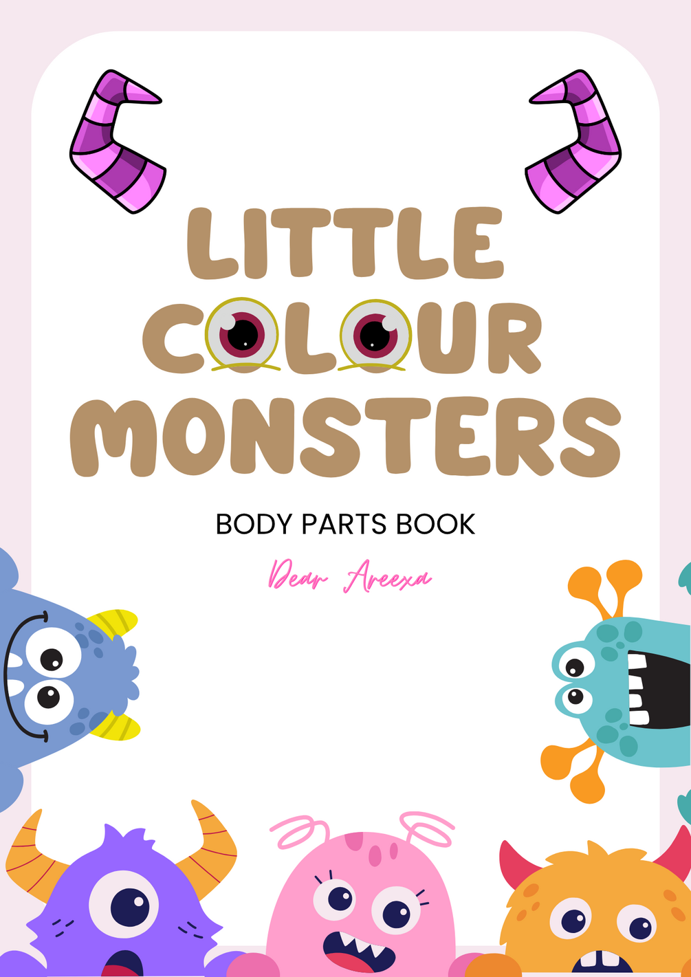 Little Colour Monsters Body Parts