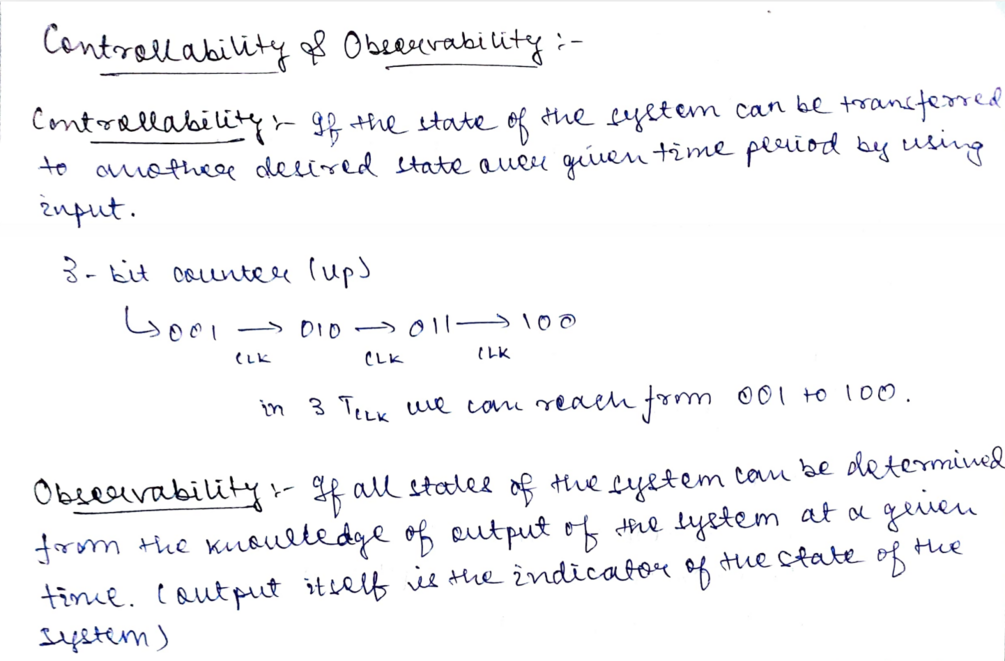 Controllability and Observability (Control Systems) - Premium Revision ...