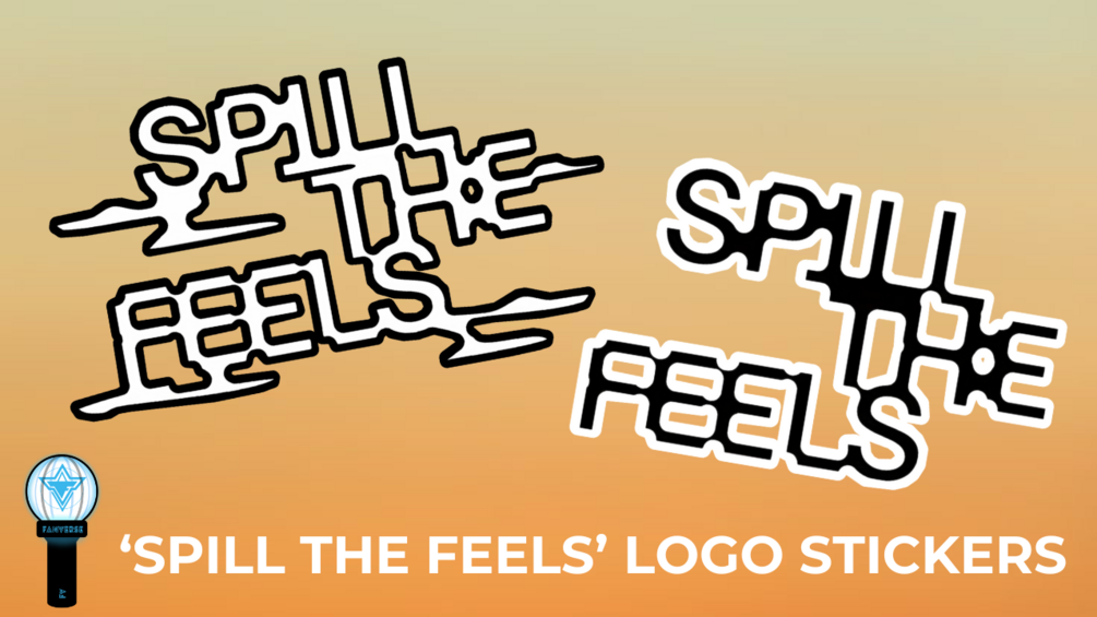 SEVENTEEN 12th Mini Album 'SPILL THE FEELS' - Logo Stickers