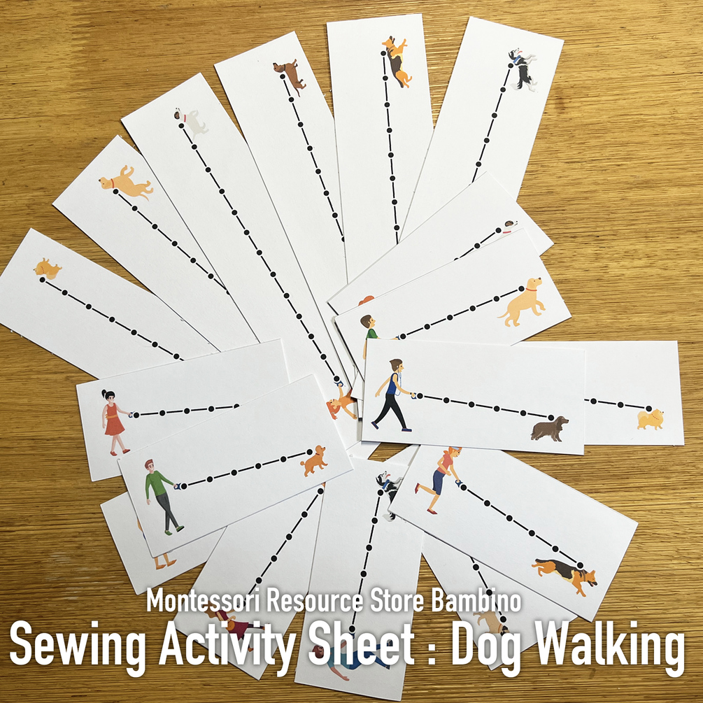 Sewing Activity Sheet : Dog Walking