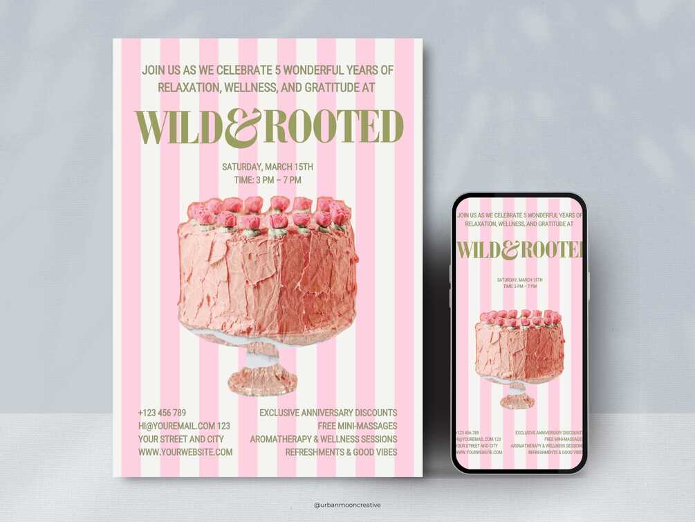 Eye-Catching Modern Business Invitation Pink, Digital And Printable ...