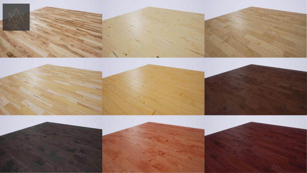 57 Wooden Floor Materials for Unreal Engine 4.13