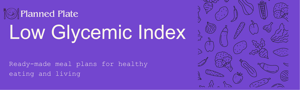 Ready-made meal plan for low Glycemic Index diet