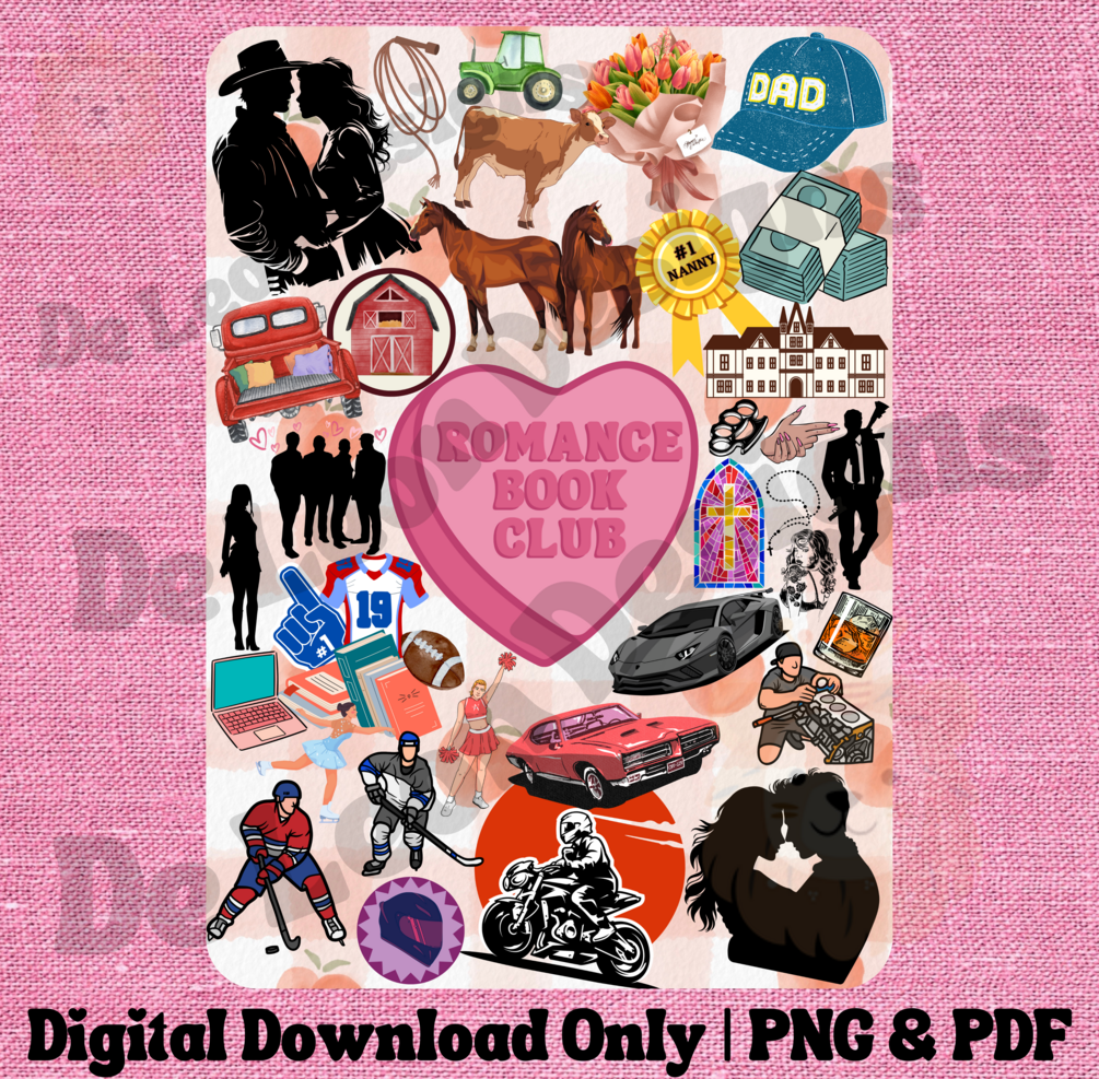 Printable Kindle Insert | Romance Book Club