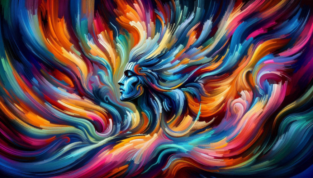 🎨 Dive into the Divine: Abstract Expression Images of Gods 🌟 # ...