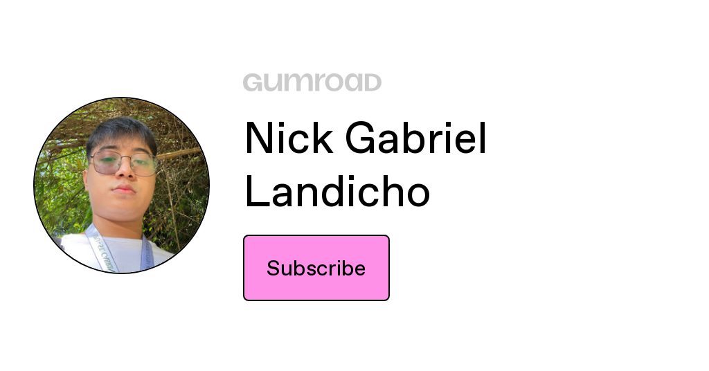 Nick Gabriel Landicho