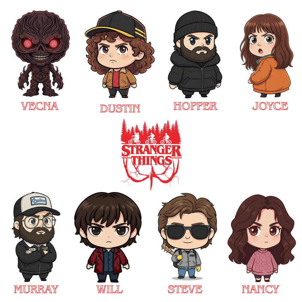 STEVE: STRANGER THINGS CHIBI FAN ART CHARACTER