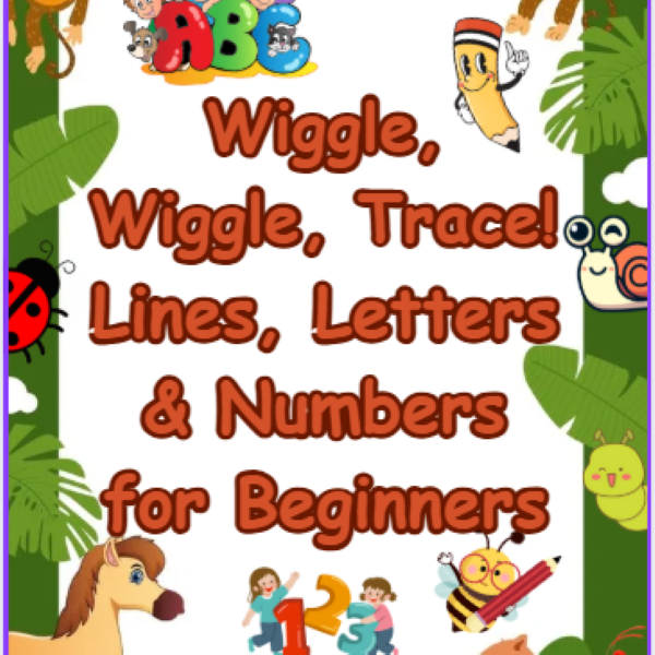 Lines, Letters & Numbers Tracing Pack for Preschool & Kindergarten