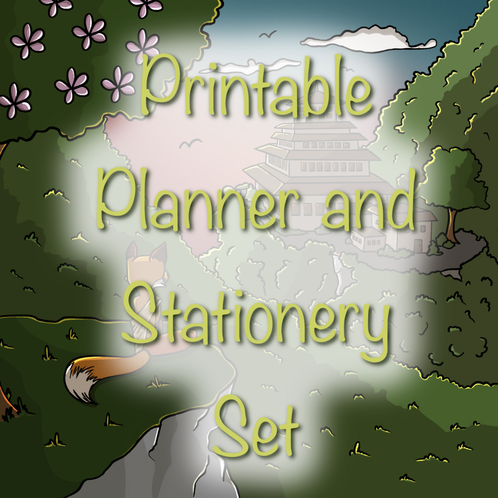 Good Morning Printable Planner and Stationery Set