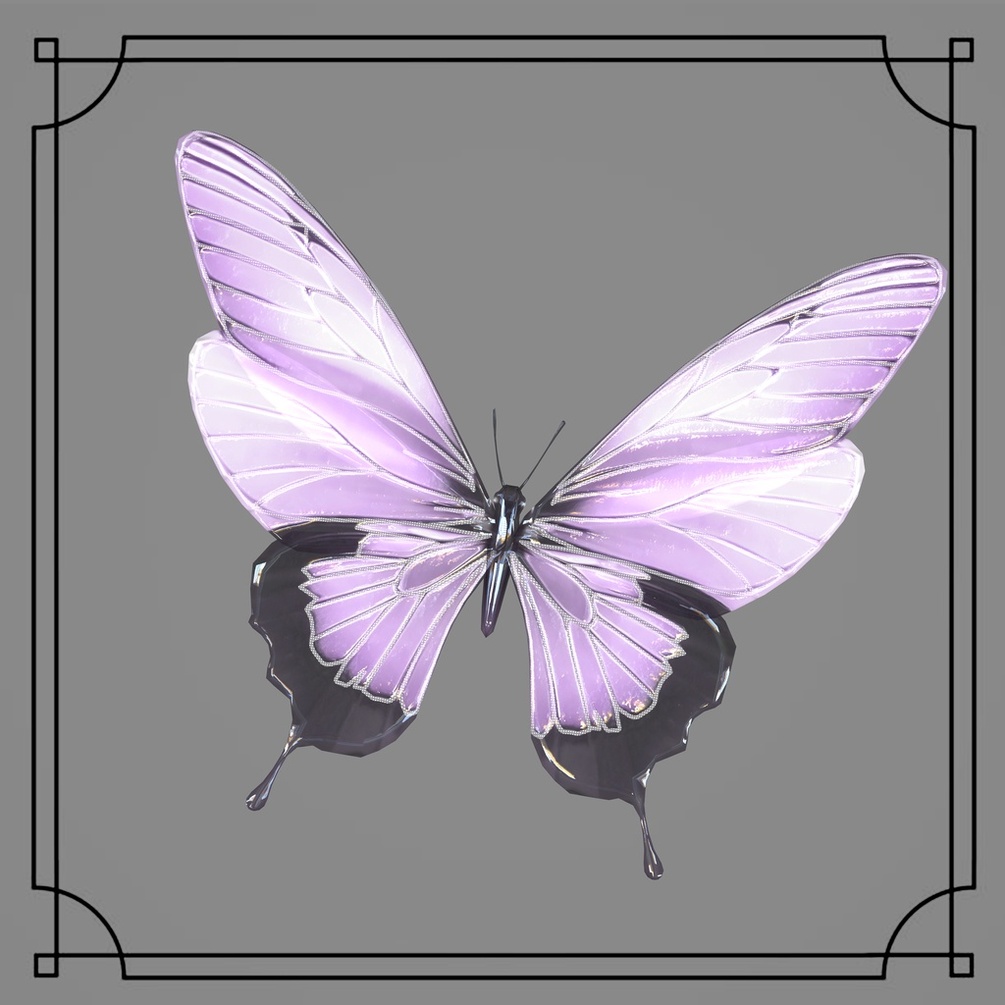 Animated Butterfly（VRChat)