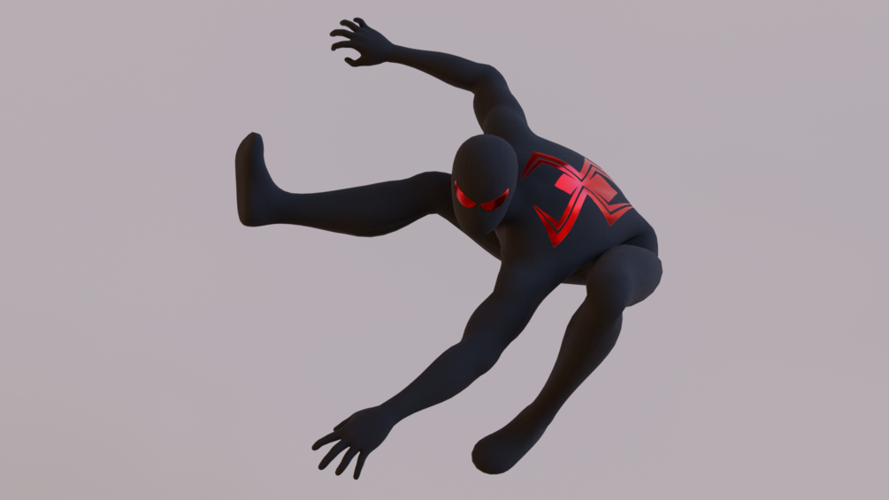 Spider-Man Dark Suit Textures & Lens