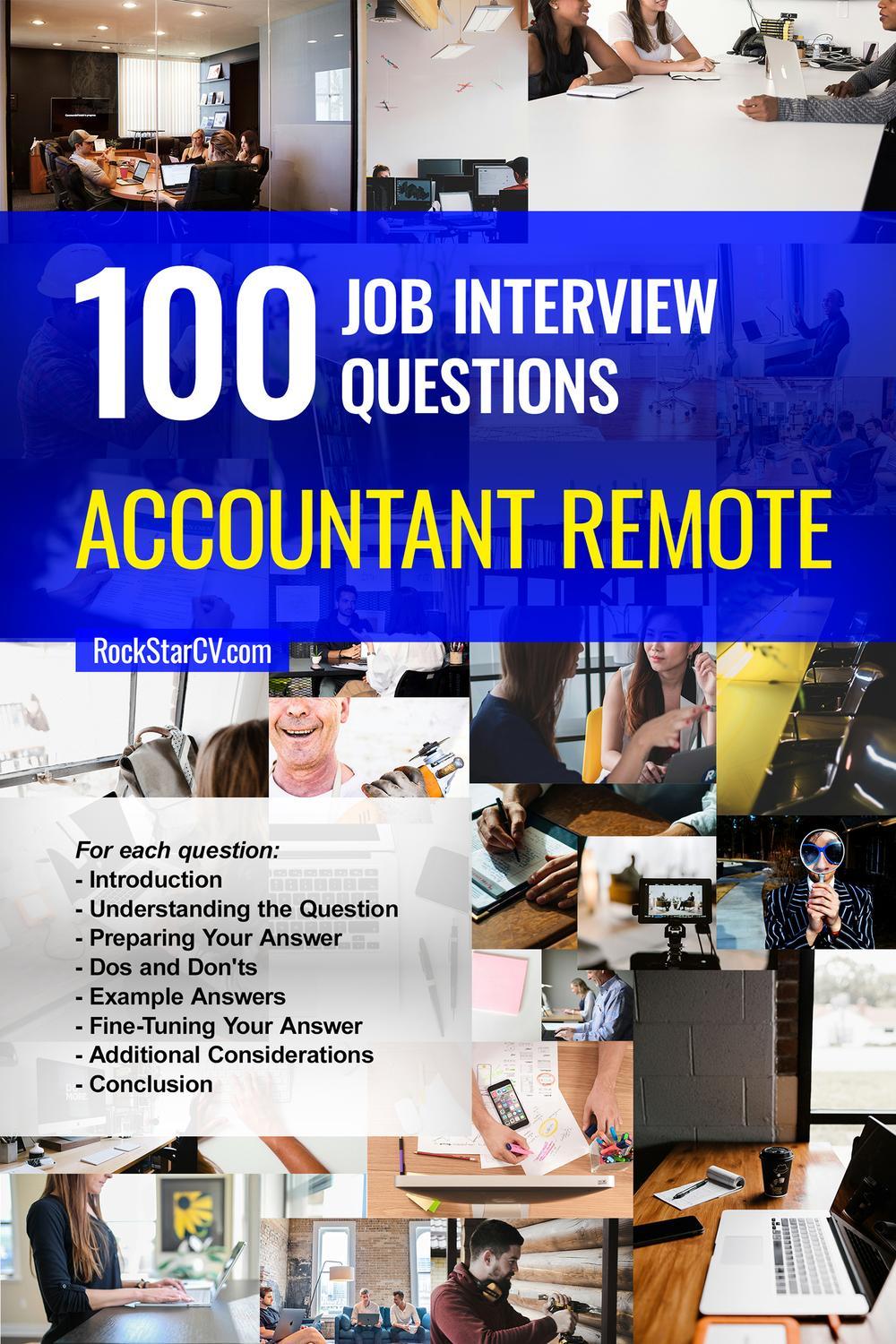 100 Accountant remote interview questions