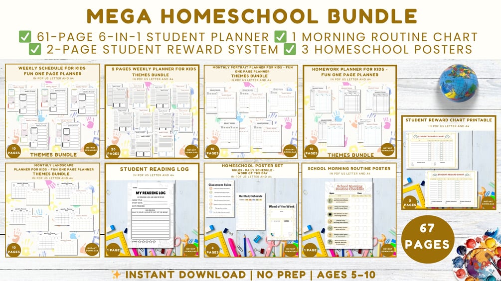 MEGA HOMESCHOOL BUNDLE