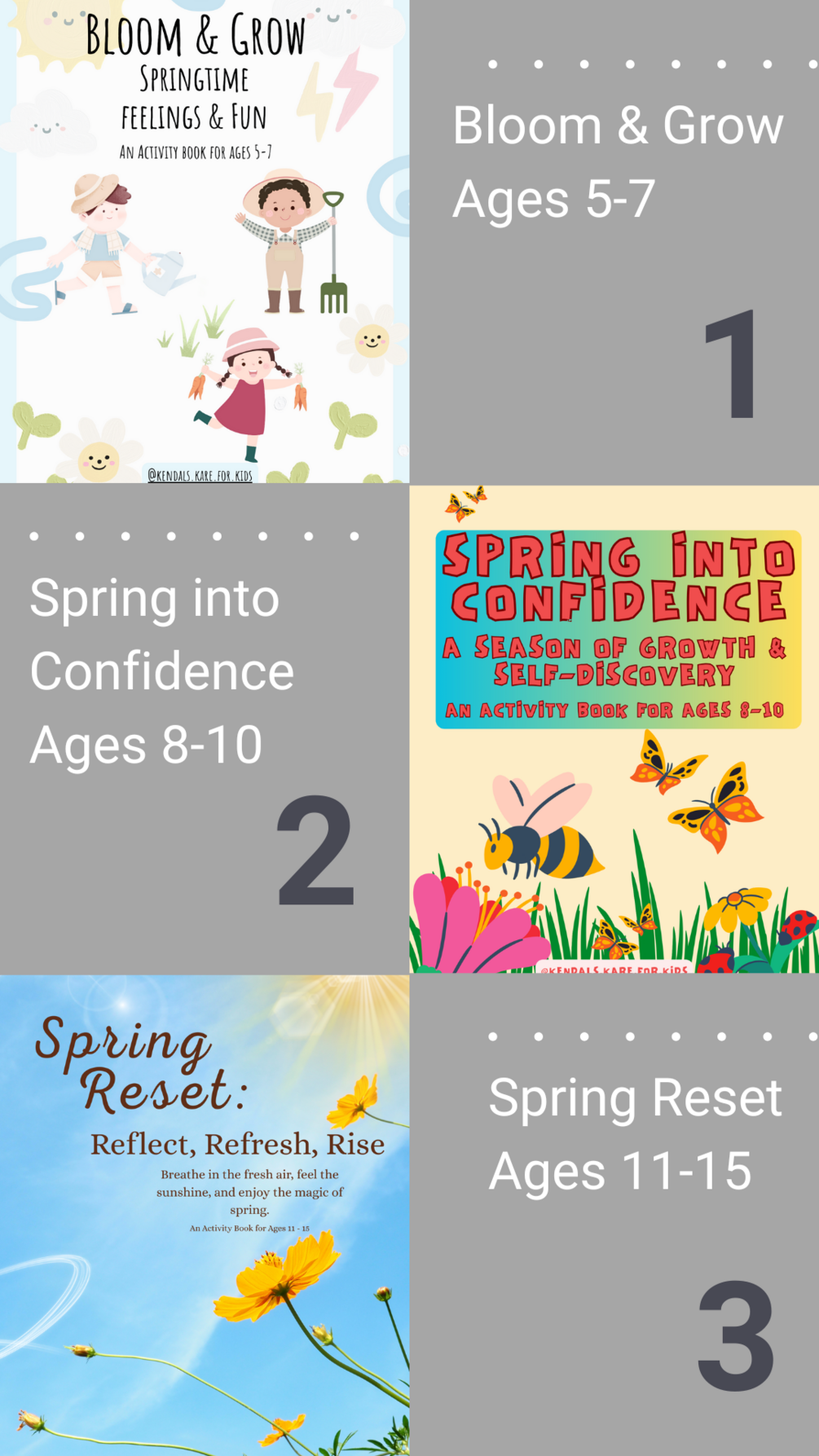 The Spring Reset Bundle (All 3 Workbooks!)