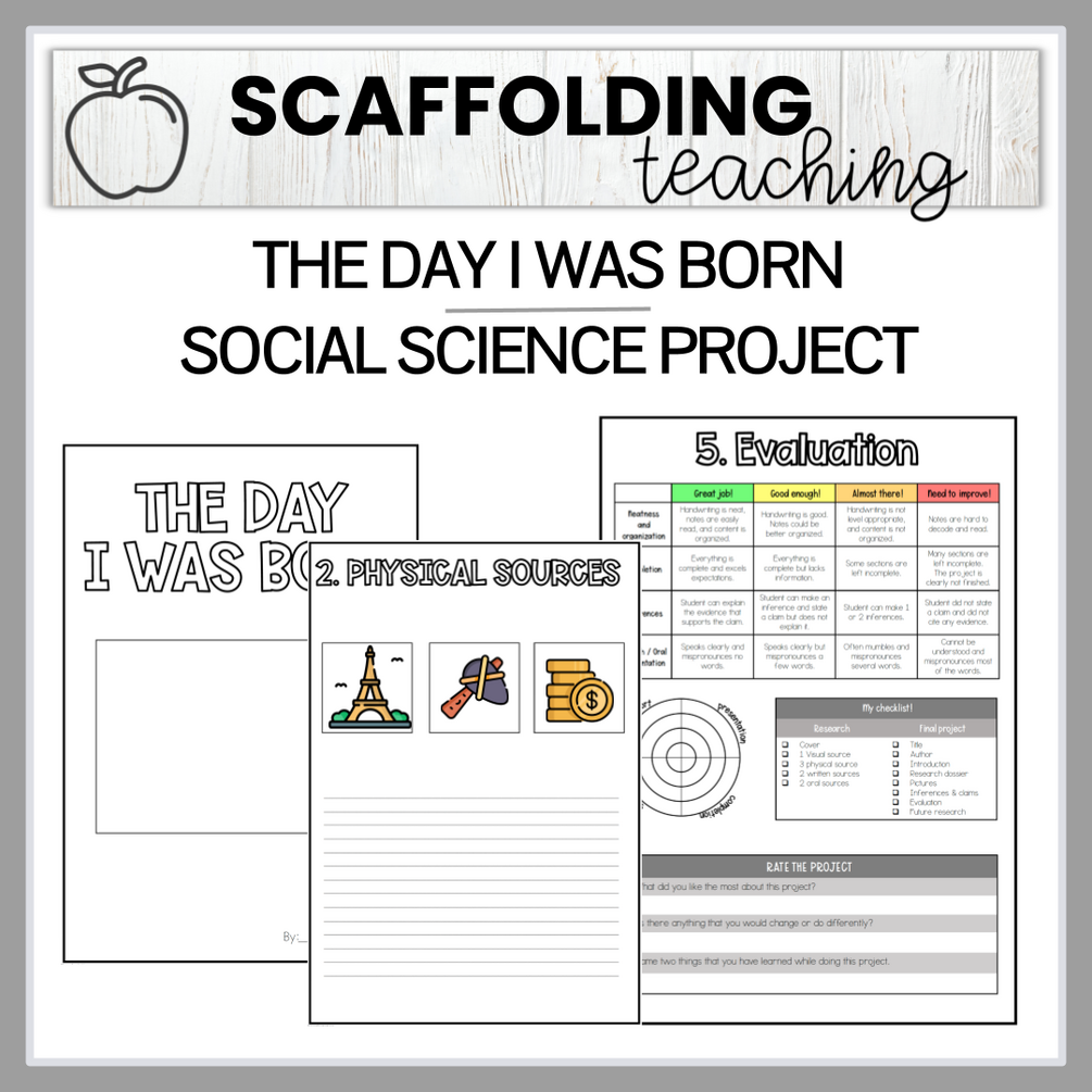 THE DAY I WAS BORN - PROJECT
