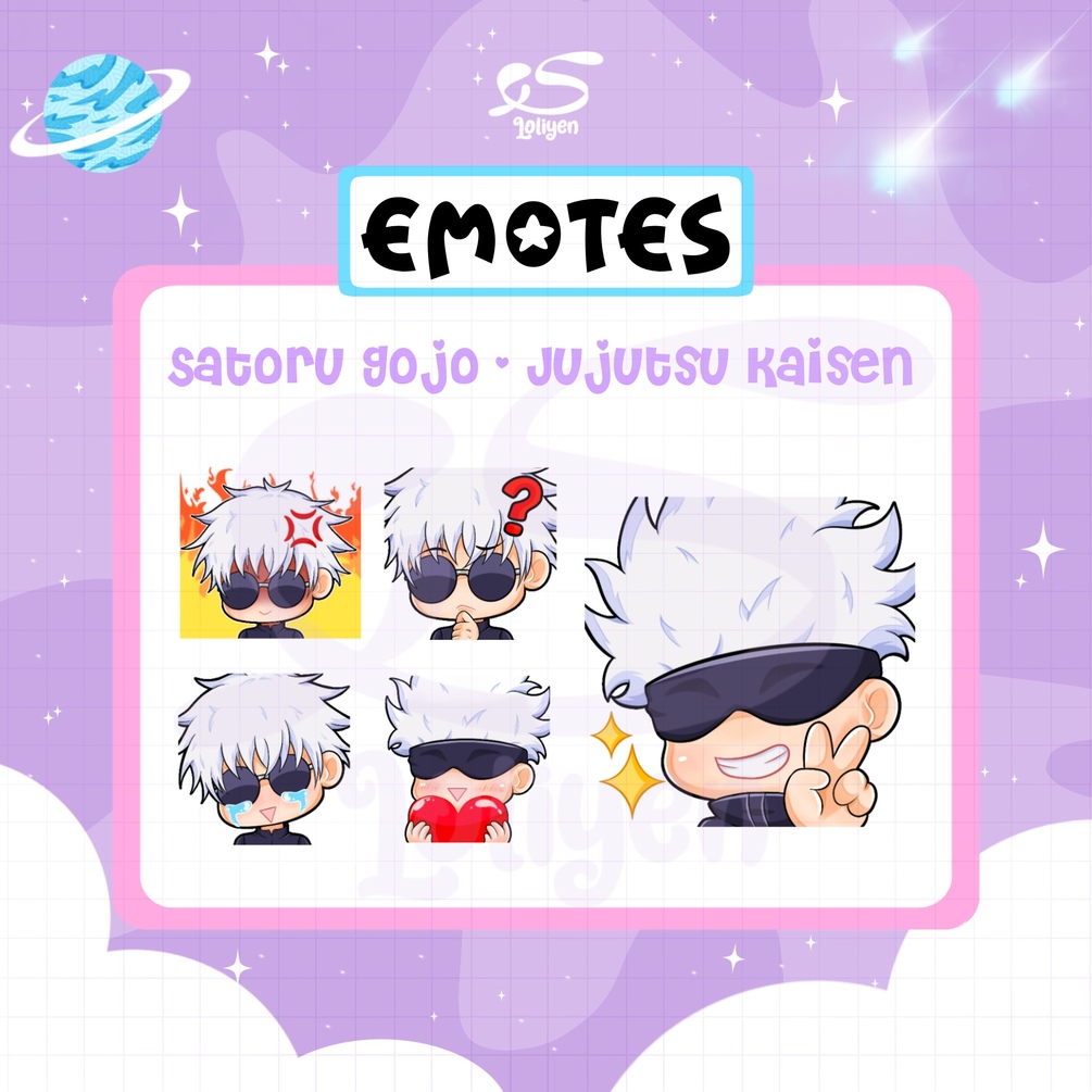 Satoru Gojo - Jujutsu Kaisen Set 5 Emotes