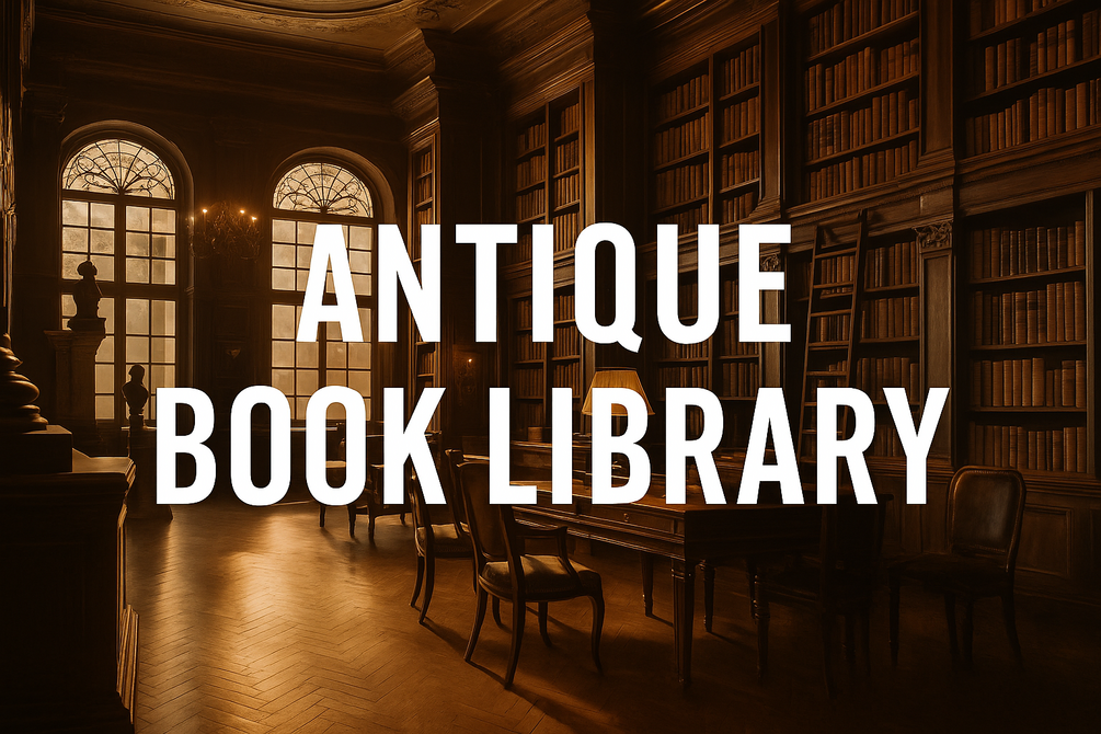Antique Book Library (4 Images)