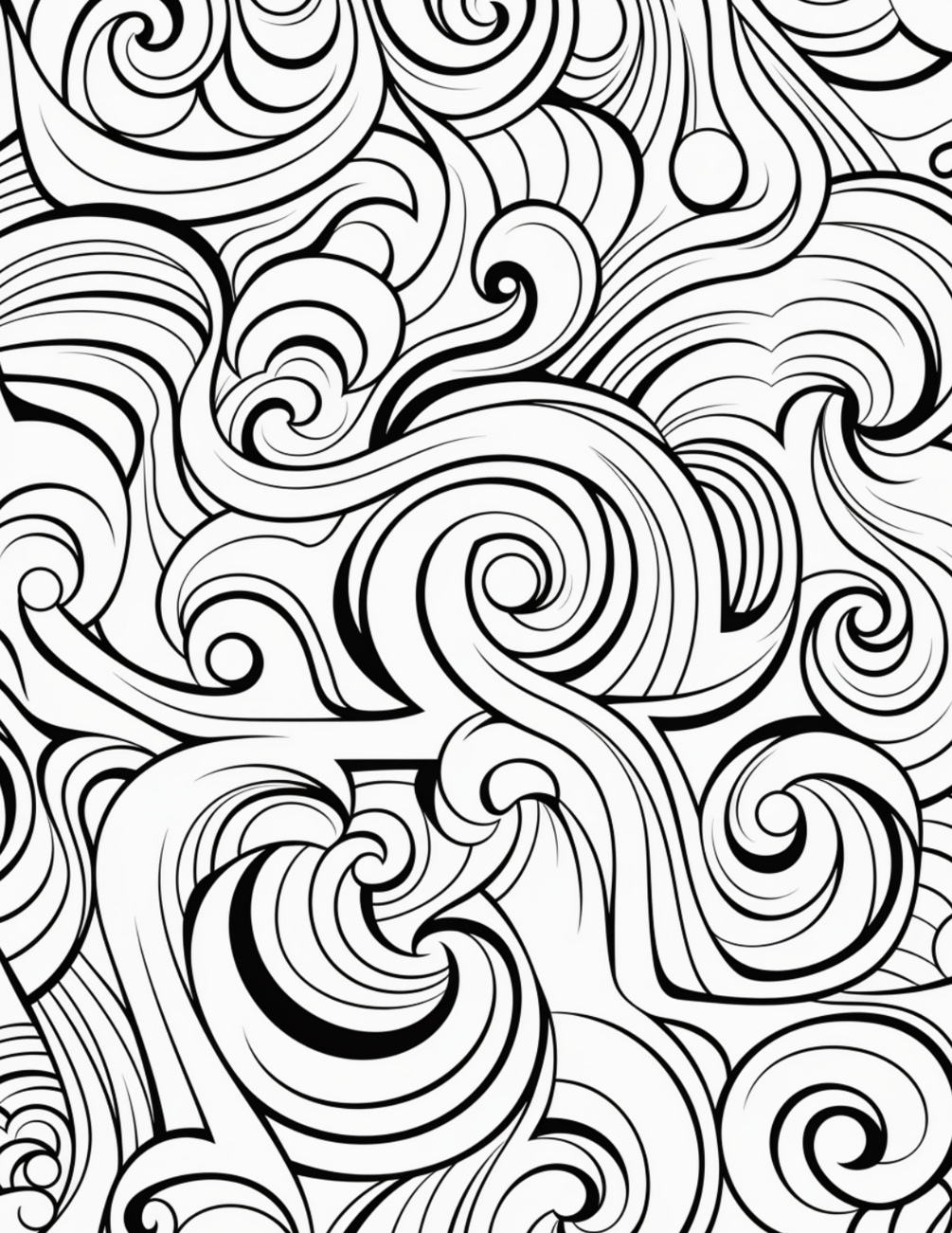 50 Peaceful Patterns Coloring Pages for Adult and Kids Instant Download ...