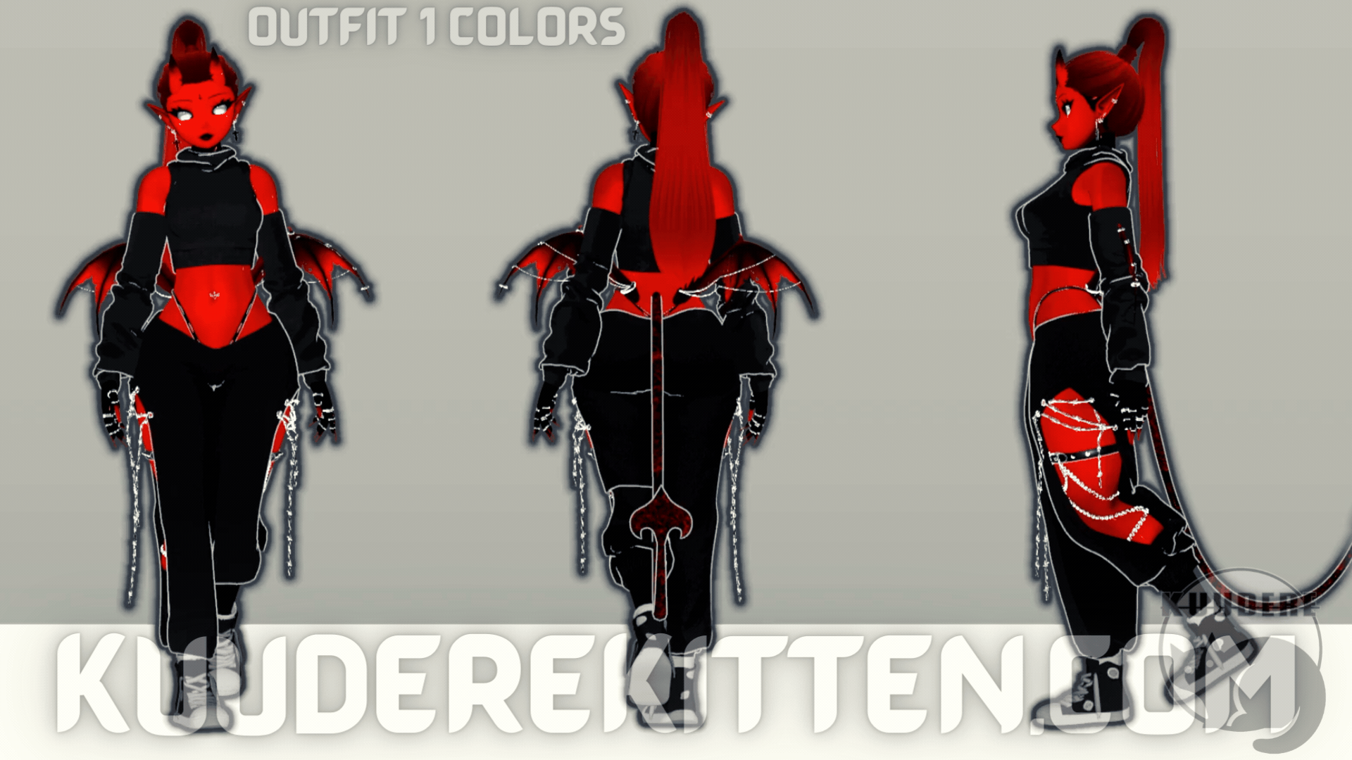 Hanah, Succubus Imp Girl Avatar [PC ONLY][ OPTIMIZED][SPS][VRCHAT AVATAR]