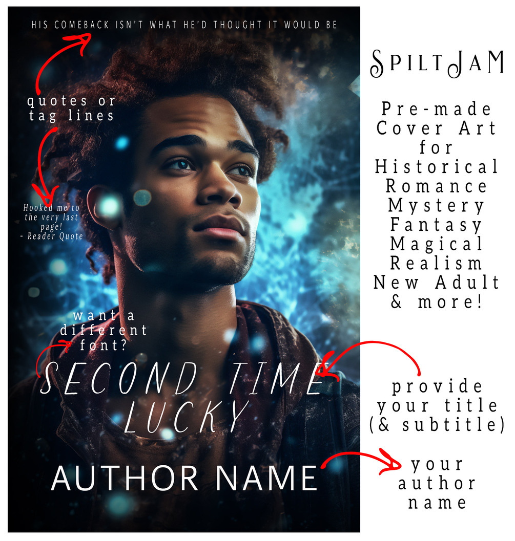 Second Time Lucky - Premade Cover Art Romance Rock Star Redemption Drama Historical Romance ...