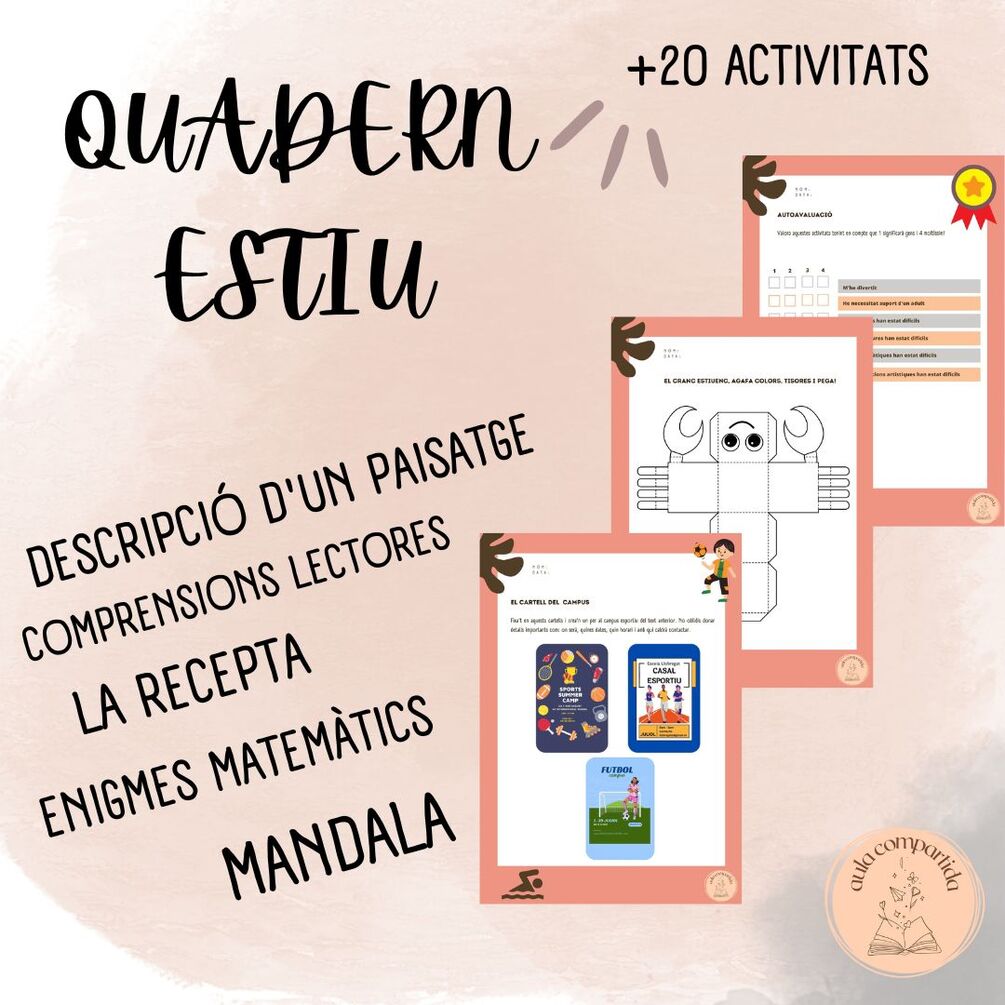 QUADERN D'ESTIU CICLE MITJÀ