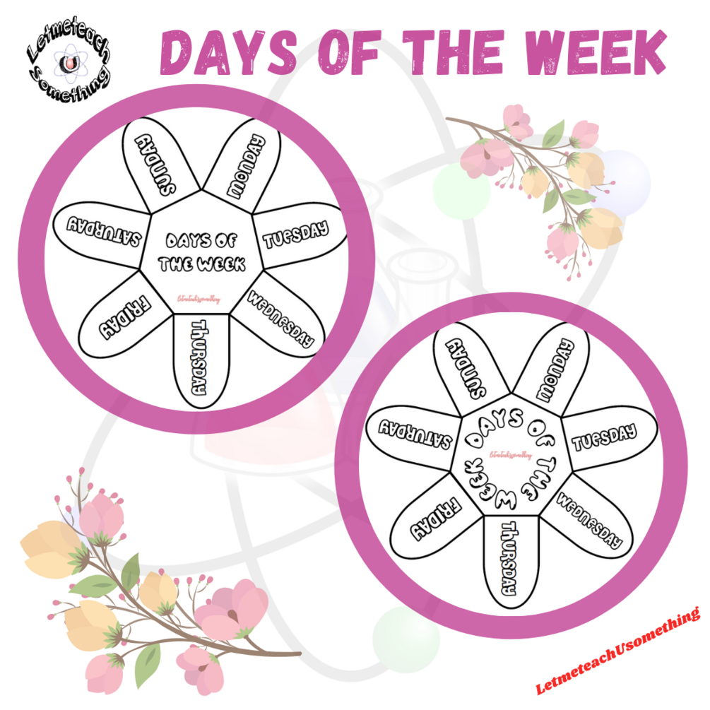 Days of the week - flower