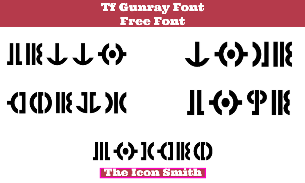 Free Tf Gunray Font F49662