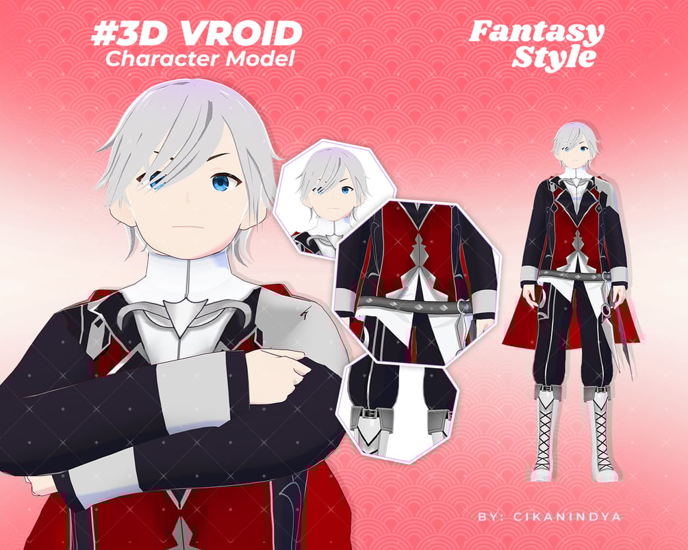 3D Vroid Character, 3d Model, Vtuber Model Free, 3D, Vtuber Model ...