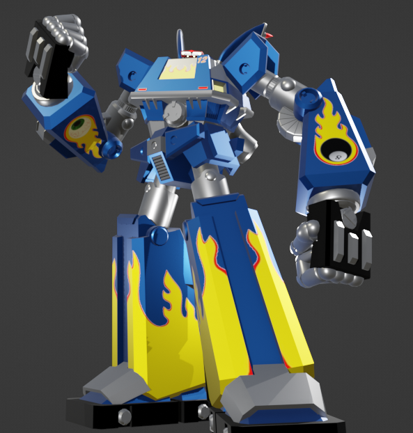 Megas XLR 3D model (Blender 4.1+)