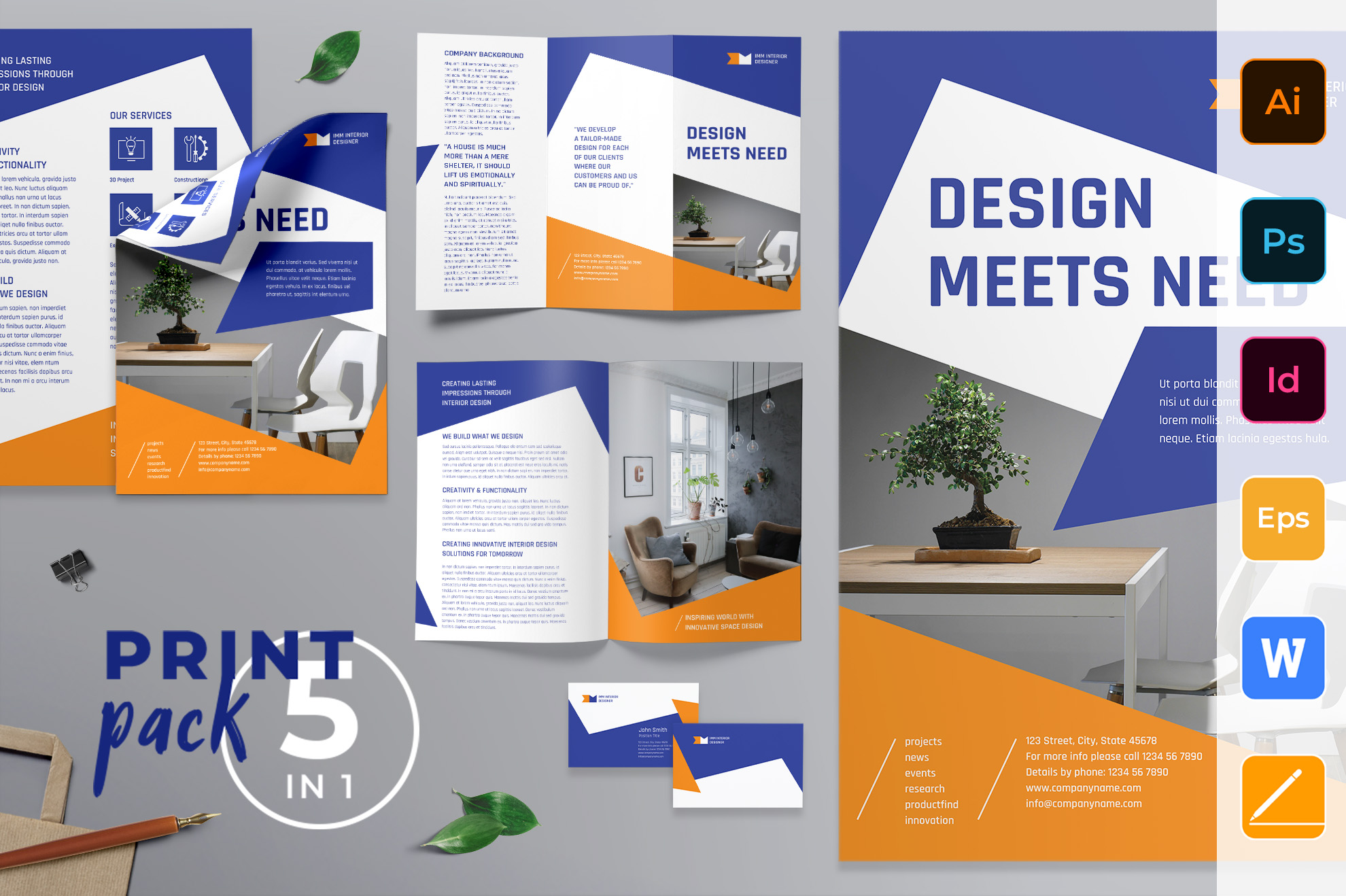Interior Designer Poster Template